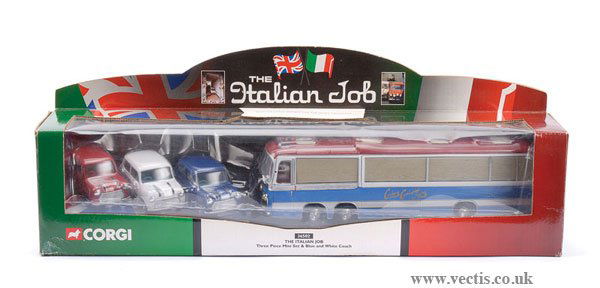 686: Corgi Italian Job Coach & Mini Set - Aug 12, 2008 | Vectis ...