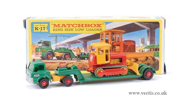 Matchbox No.k17 Ford D800 Articulated Low Loader