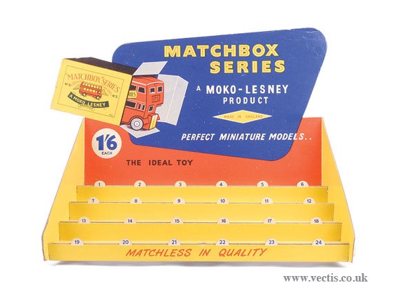 648: Matchbox Counter Card Display Stand
