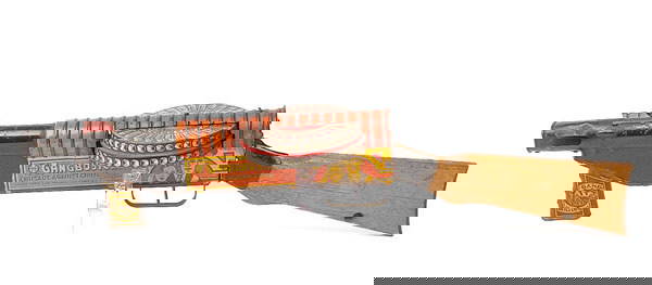 Louis Marx Pre War Gang Busters Tin Machine Gun