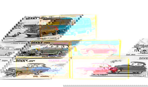 French Dinky Empty Boxes