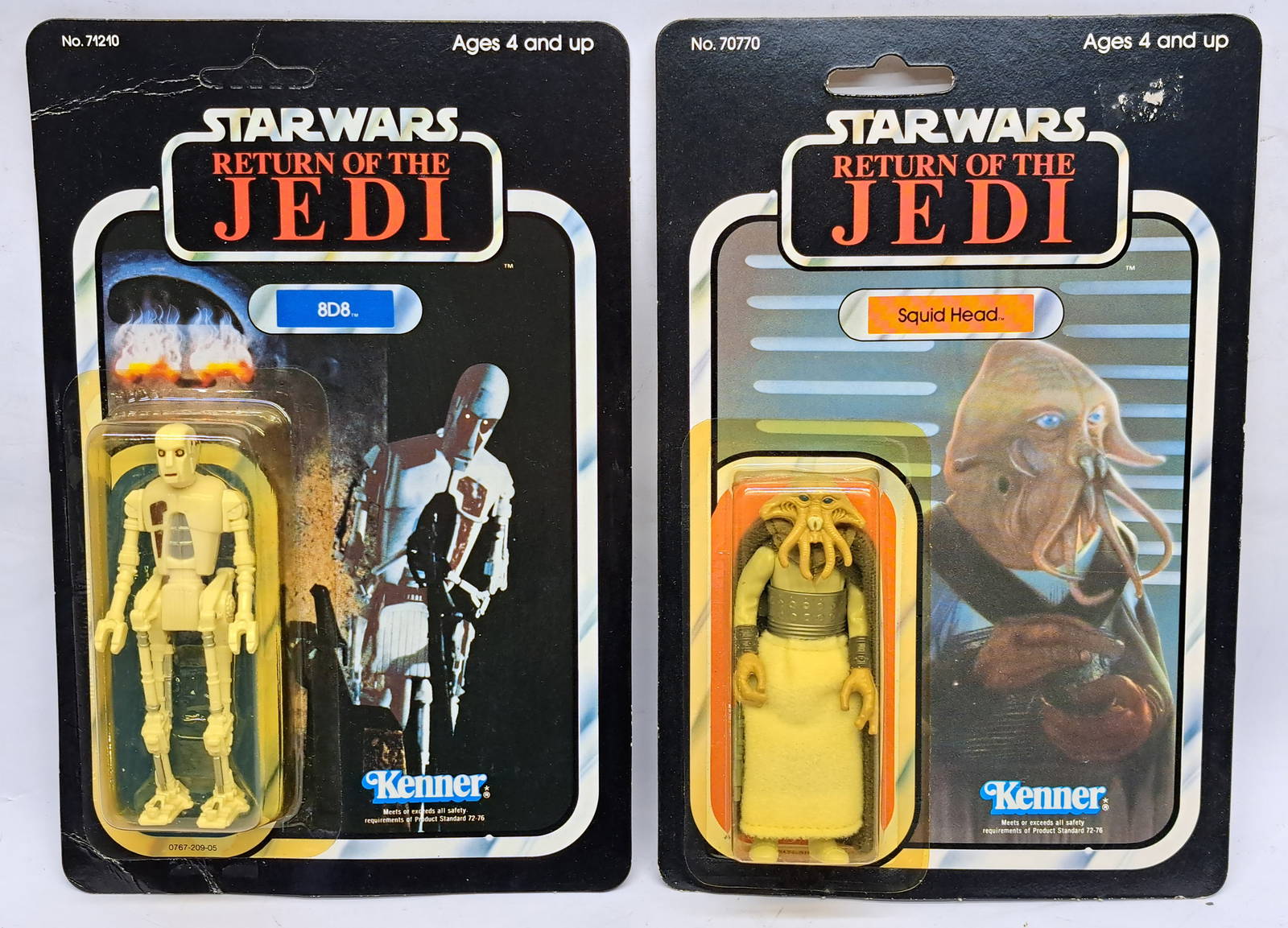 Kenner Star Wars Vintage 8d8 & Squid Head Auction