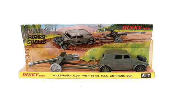 Dinky No.617 Vw Kdf With 50mm Pak Anti Tank Gun