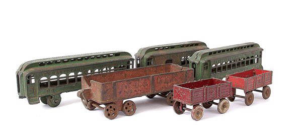 Arcade And Other Cast Iron Railway Carriages