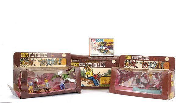 Timpo Wild West [1970's Issues] Cowboy Raft