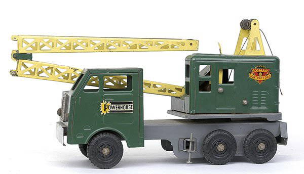 Lrg 6 Wheel Pressed Steel Mobile Crane Lumar Toys