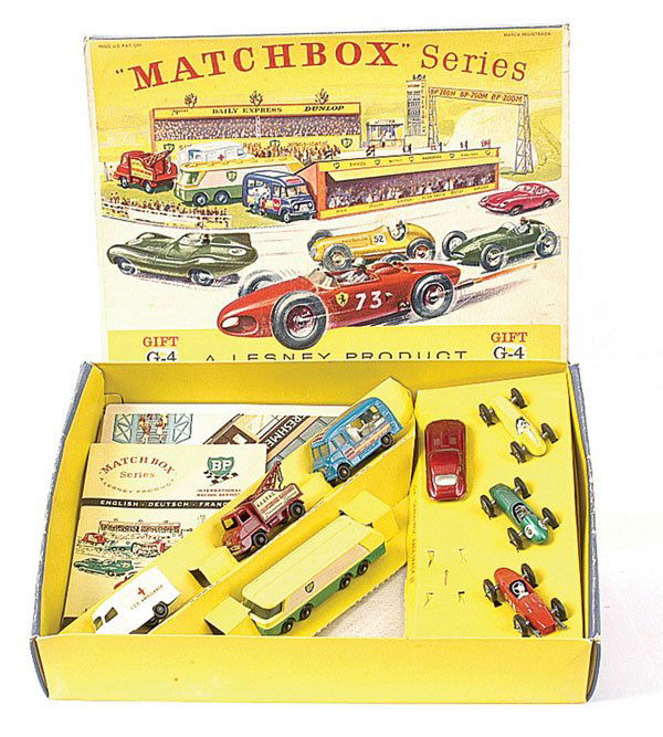 1097: Matchbox G4 Grand Prix Race Track Gift Set