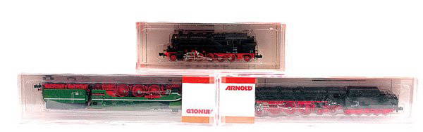 A Trio Of Arnold Steam Locomotives