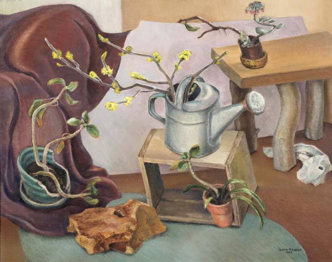 Lucille Harris Locke (am. 1904 1989), Landscape Still