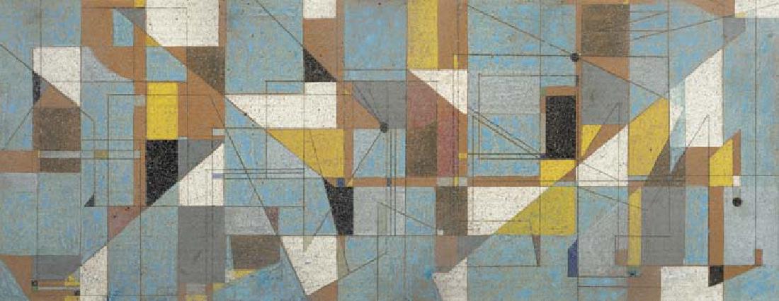 Seymour Fogel (am. 1911 1984), Sketch, Mural Commission