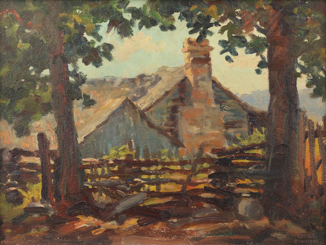 Jerry Bywaters (Am. 1906-1989), The Deserted Cabin, oil - Nov 09, 2019 ...