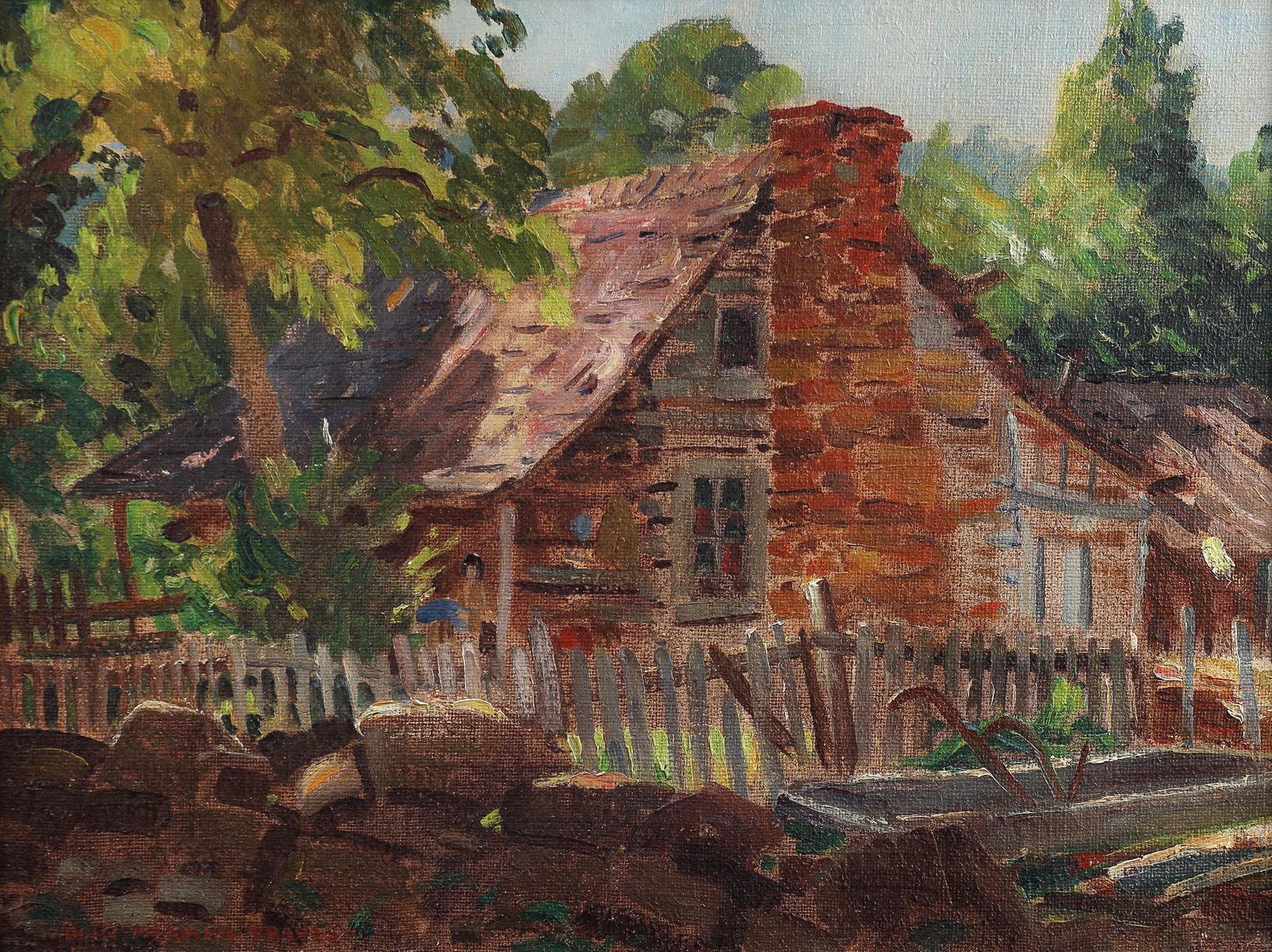 Olin Herman Travis (Am. 1888-1975), Markham's Cabin, - Oct 30, 2021 ...