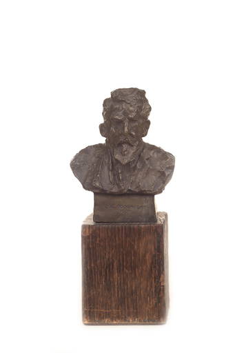 Harold Bugbee (am. 1900 1963) , Bust Of Col. Goodnight, Ed. 3/15, © 1971