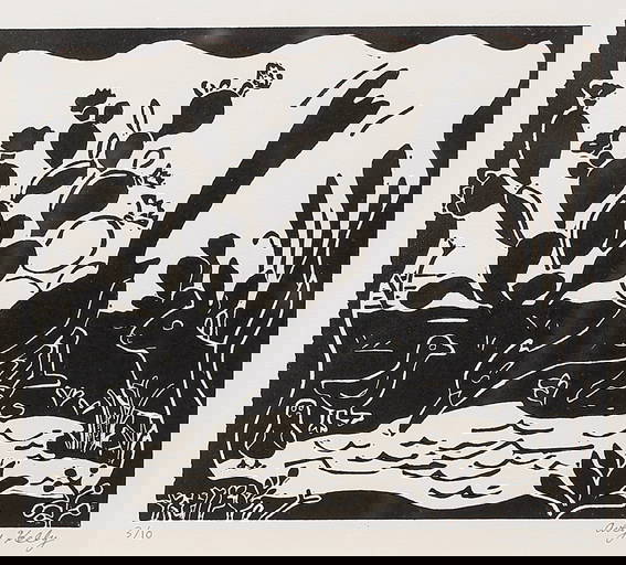 Avery Kelly (am. B. 1987), Roadrunner At The Watering Hole, Ed. 10 ...