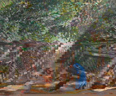 Olin Herman Travis (am. 1888 1975), The Ash Hopper, 1926, Oil On Canvas