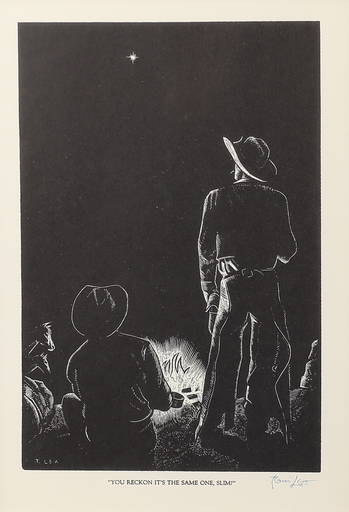 Tom Lea (am. 1907 2001), You Reckon It’s The Same One, Slim?, Print On ...