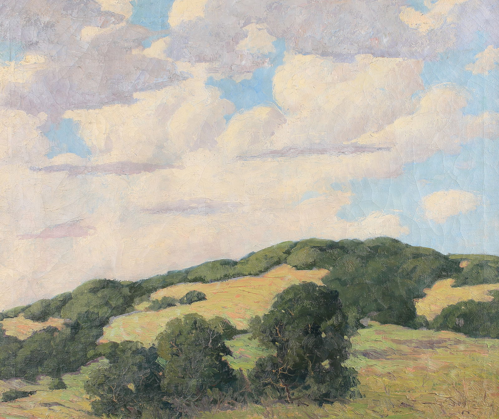 Harold Roney (am. 1899 1986), Texas Landscape, Oil On Canvas