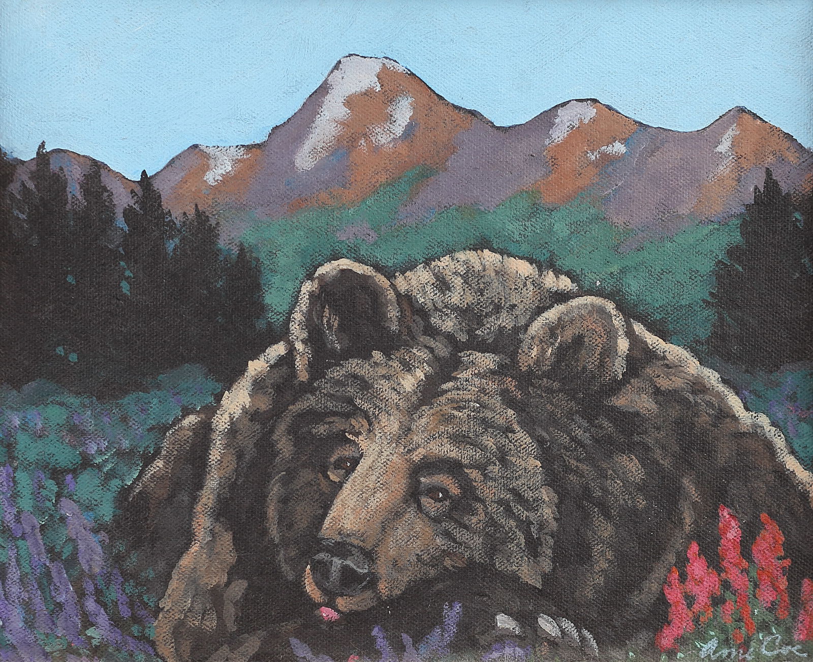 Anne Coe (am. B. 1949), Colorado Dreaming, Oil On Canvas Auction