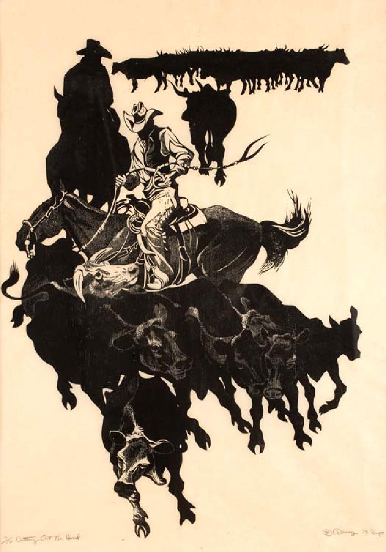 Danny Pierce, Cutting Out the Herd, Ed. 7/10, c. 1975,