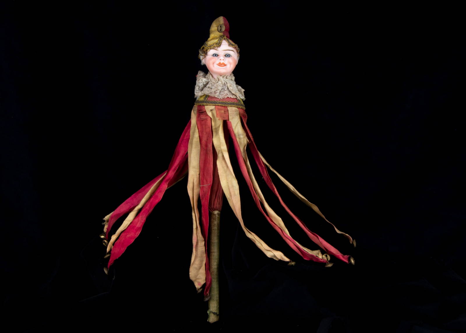 An Early 20th Century German Characterful Bisque Headed Marotte, Auction