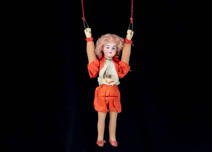 An Unusual Clockwork Automaton Acrobat Circa 1900,