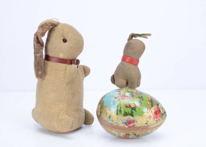 A 1930s Chad Valley Standing Rabbit,