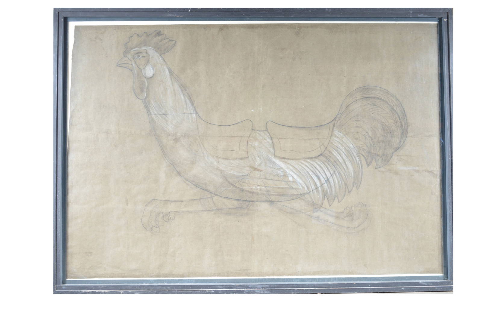 A Rare Very Large Fairground General Arrangement Drawing Of A Double ...