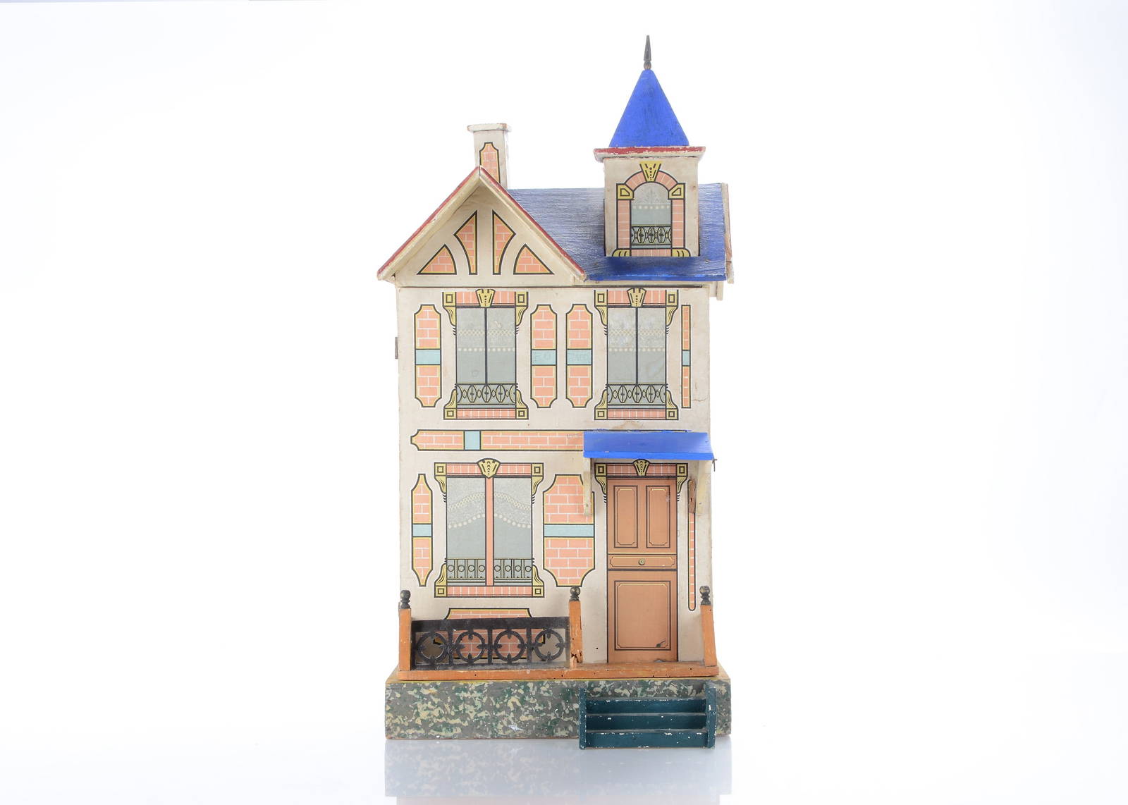 An Early 20th Century German Blue Roof Wooden Deauville Seaside Villa ...