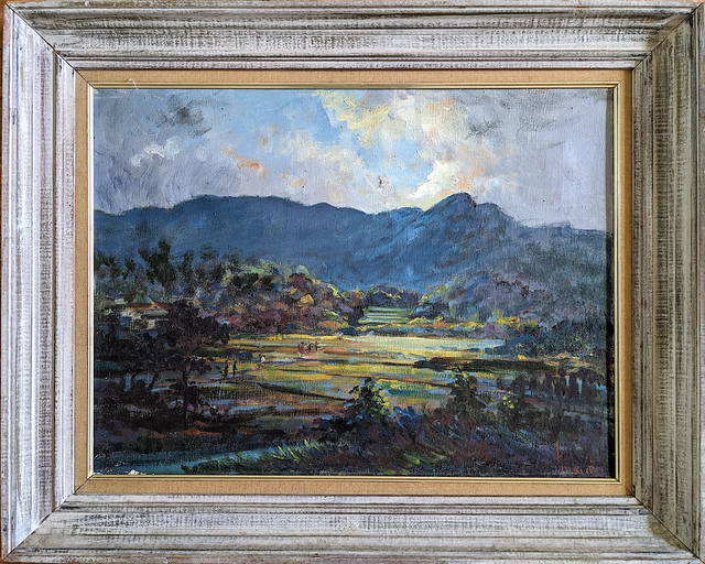 K. S. Yu Oil With View In Hong Kong 1960s