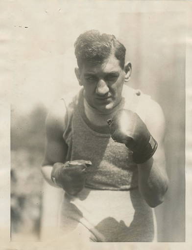 Vintage Rare Historical Photo Johnny Wilson Boxing,