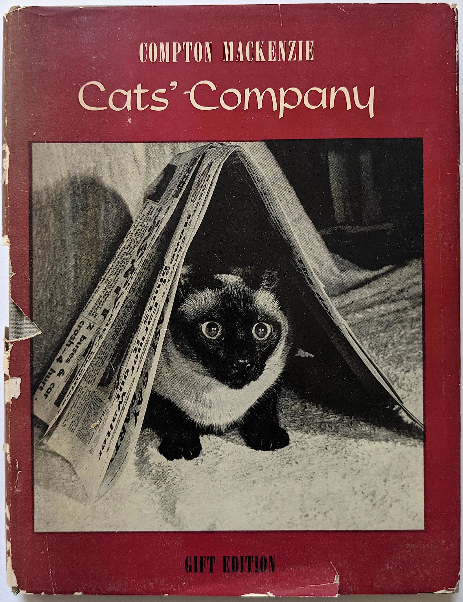 Vintage Book Cats' Company By Compton Mackenzie