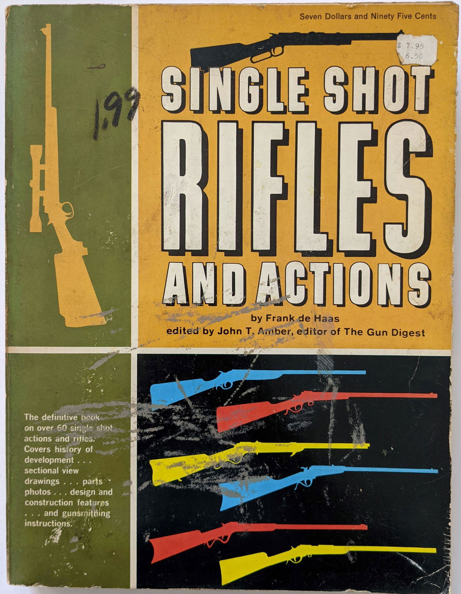 Book Single Shot Rifles And Actions By Frank De Haas