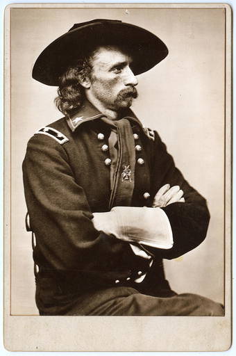 Antique Photo Mechanical Cabinet Gen. G. A. Custer Signed ? - Dec 01 ...