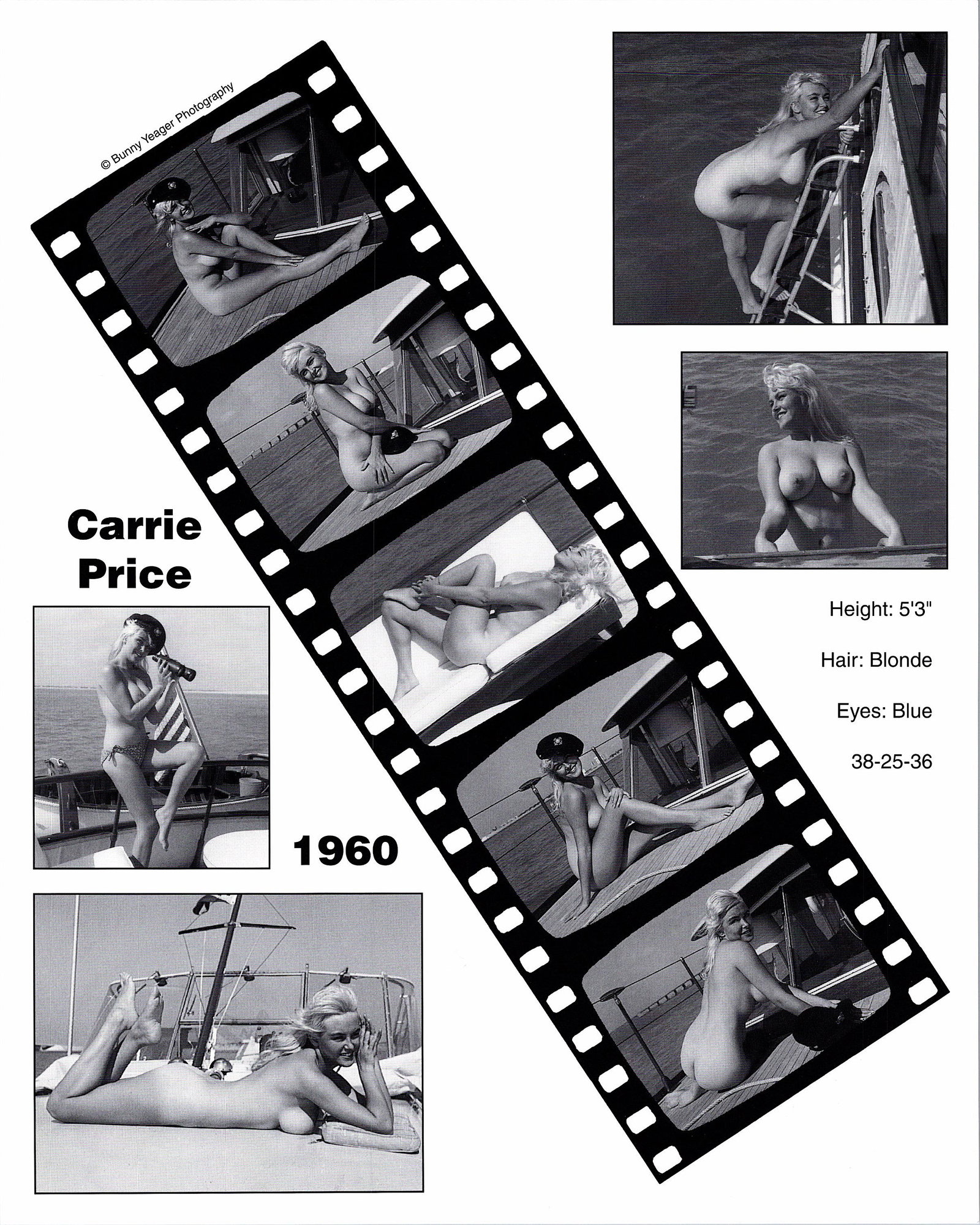Lithograph By Pin Up Bunny Yeager Carrie Price