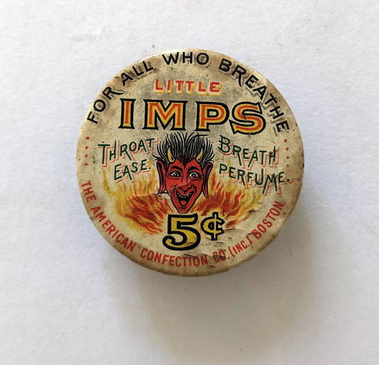 Graphics ca 1900 Little Imps Breath Mints Advertising Celluloid Tin ...