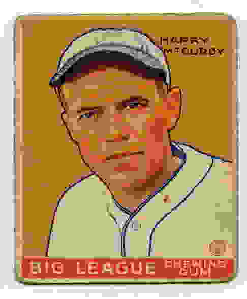 Baseball Card Harry Mccurdy Philadelphia Phillies, 1933 Auction