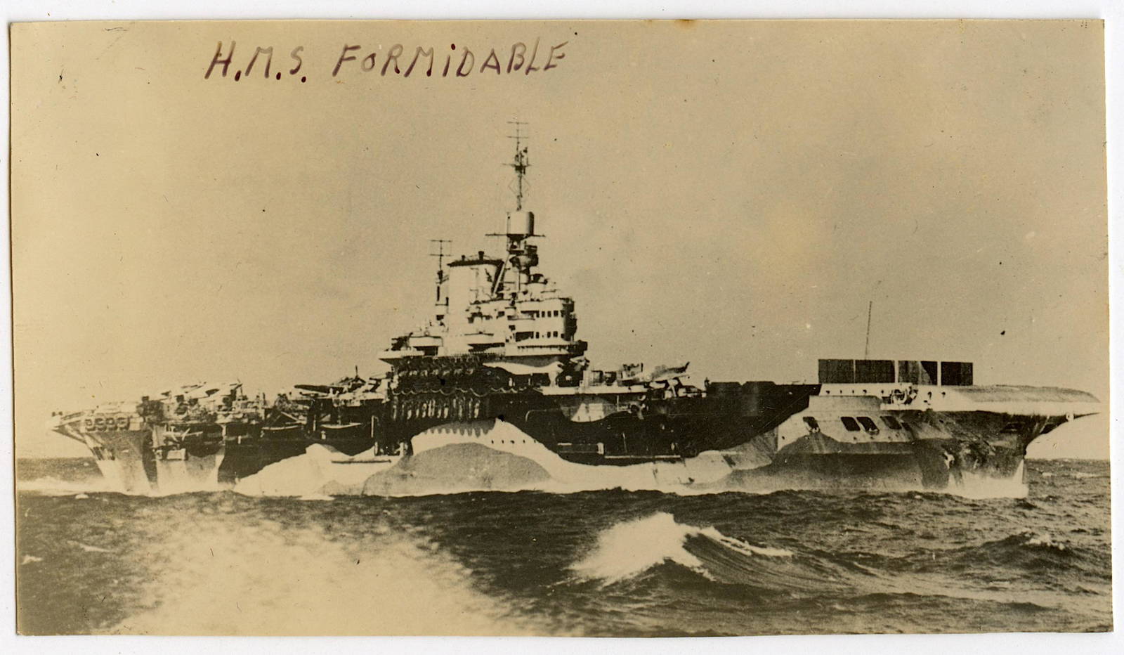 Old Authentic Velox Photo Military Bomber, Ship Auction