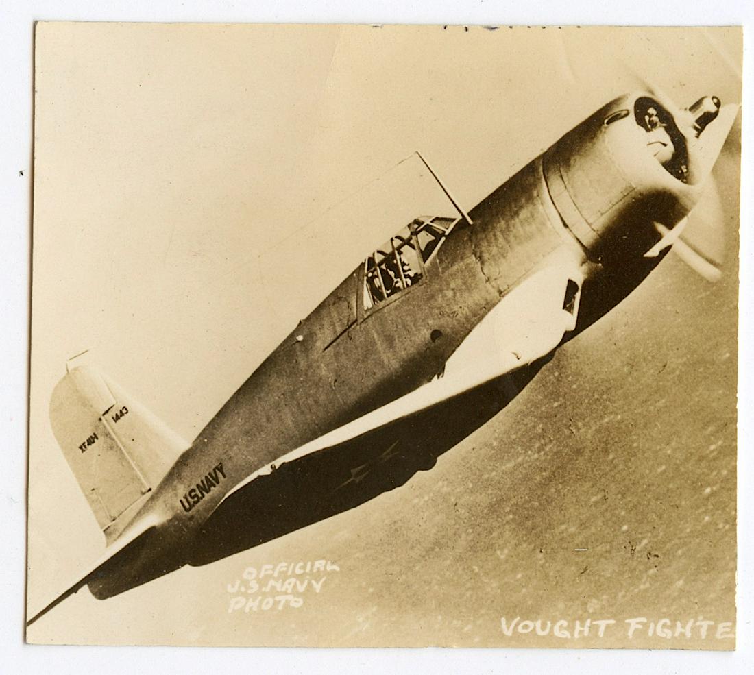 Old Authentic Velox Photo Military Bomber, Ship Auction