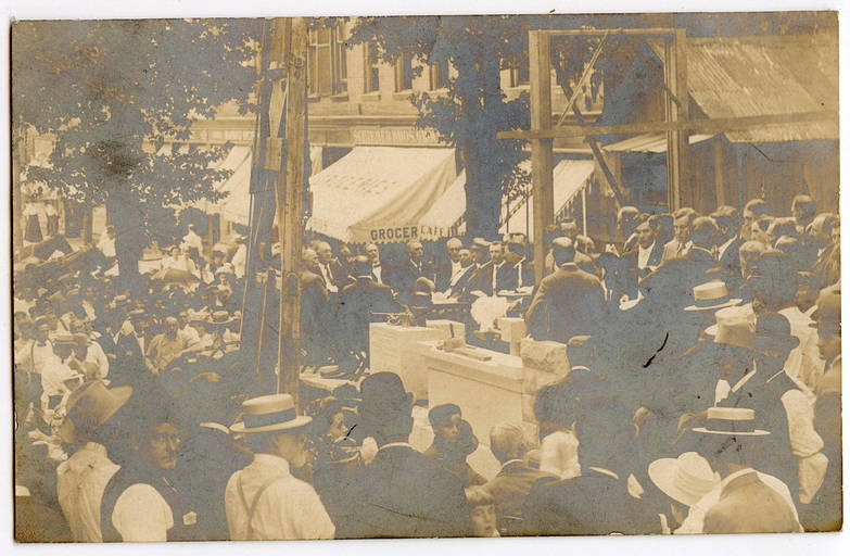 Antique Vintage Rare Real Photo Postcard Political