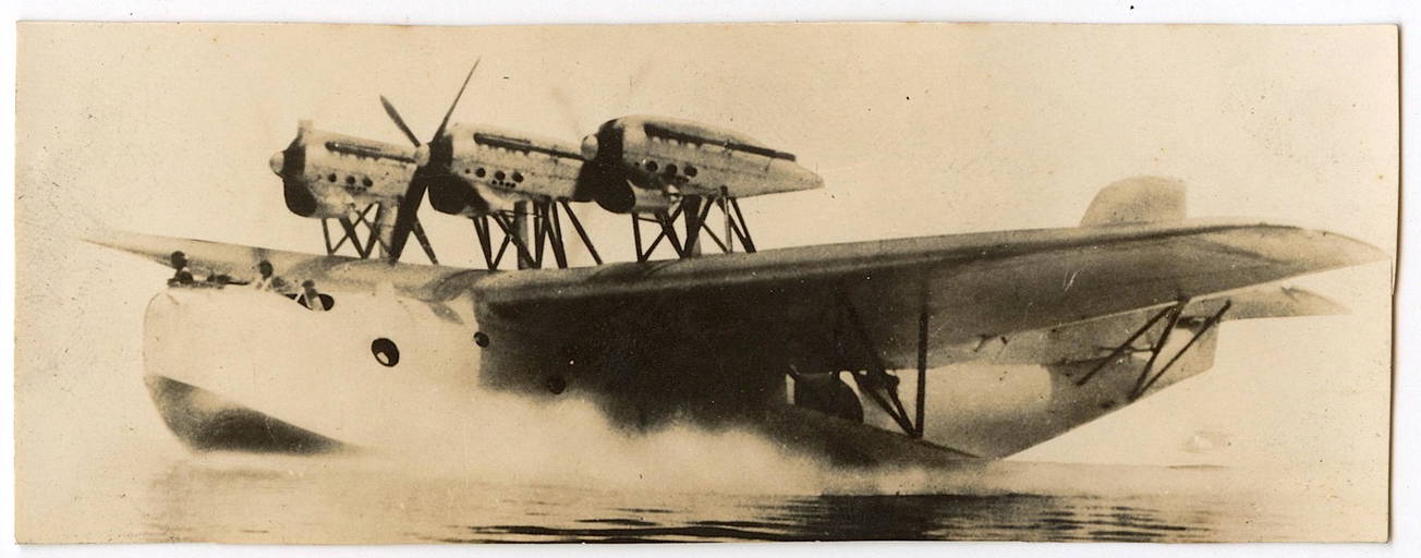 Vintage Original Velox Photo Military Bomber, Ship