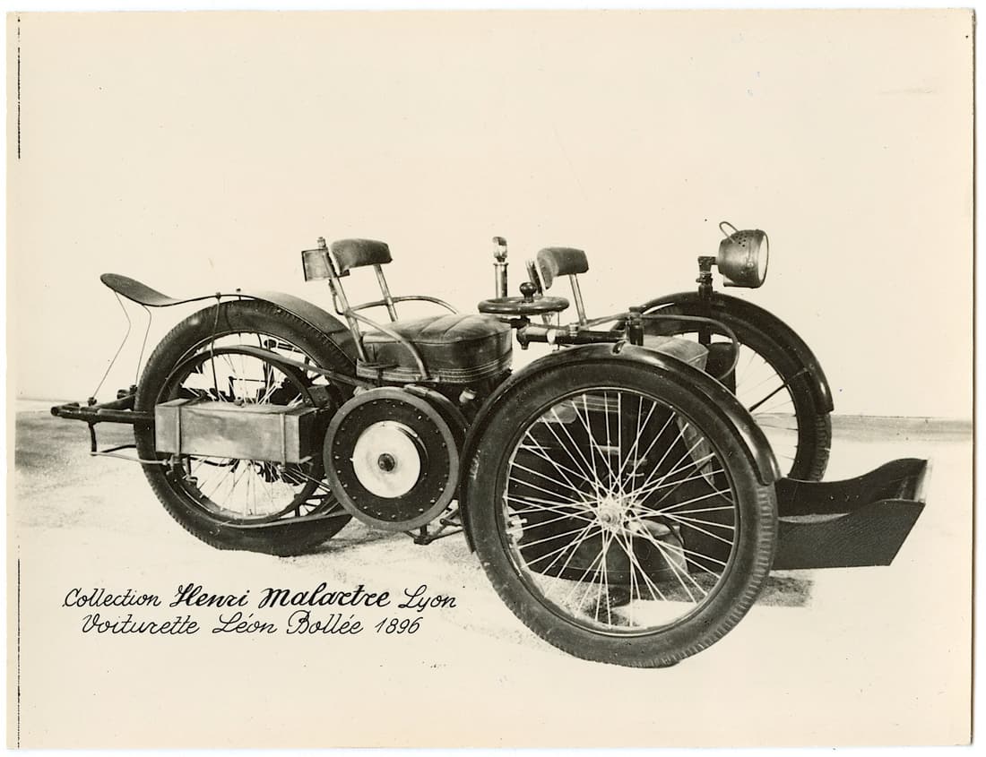 Vintage Photo Antique Car 1896 Musee Francais De L'automobile Auction