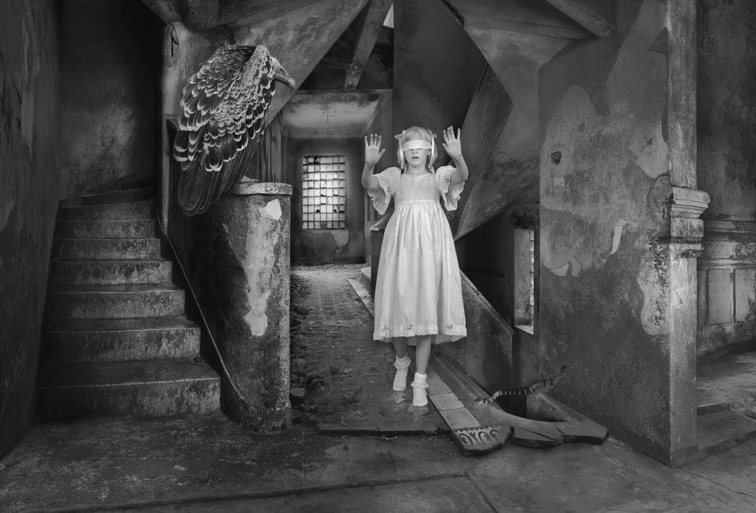 Dominic Rouse (1959) 'angeline' (2010) Signed Ltd. Edition Dark Surreal ...