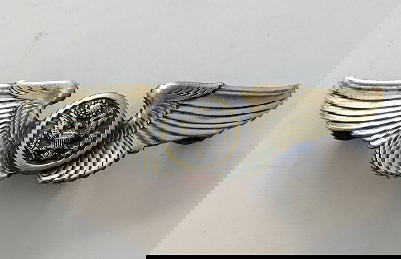 Original Ww2 Us Army Air Crew Win Pin