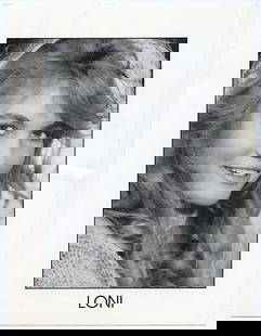 Vintage Bunny Yeager Advertising Card Auction