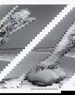 Bunny Yeager Original Pin Up Lithograph Maria Stinger Auction