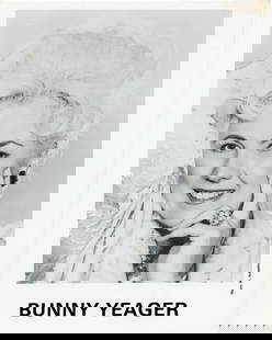 Estate Of Bunny Yeager Original Pin Up Photograph Auction