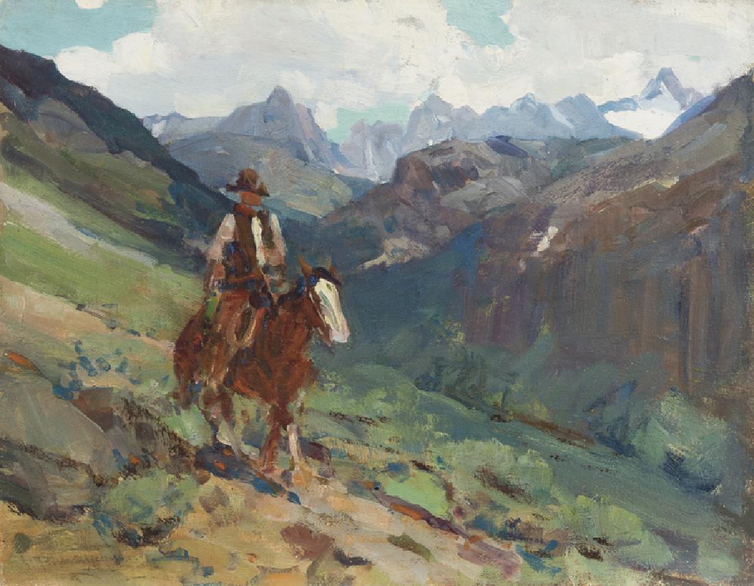 Frank Tenney Johnson N.A. (1874 - 1939 Los Angeles, CA)