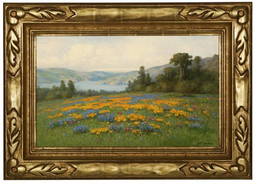 William F. Jackson Painting CA Poppies & Lupine - Sep 26, 2020 ...