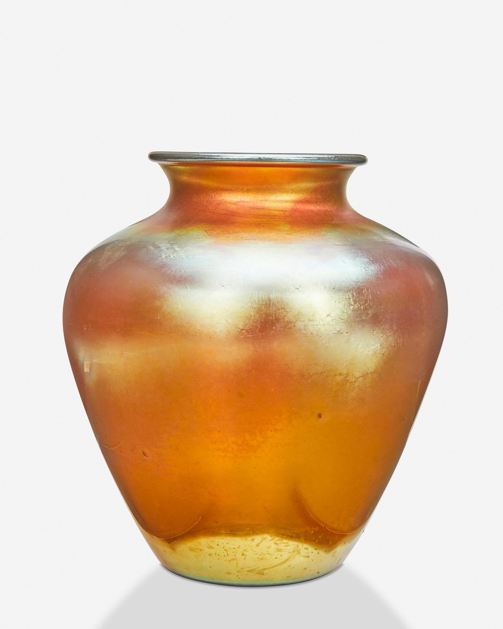 A gold Steuben Aurene glass vase - Apr 06, 2021 | John Moran ...