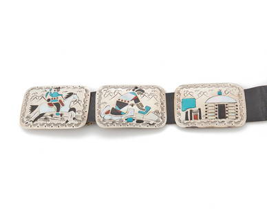Benjamin Becenti Navajo Storyteller Belt